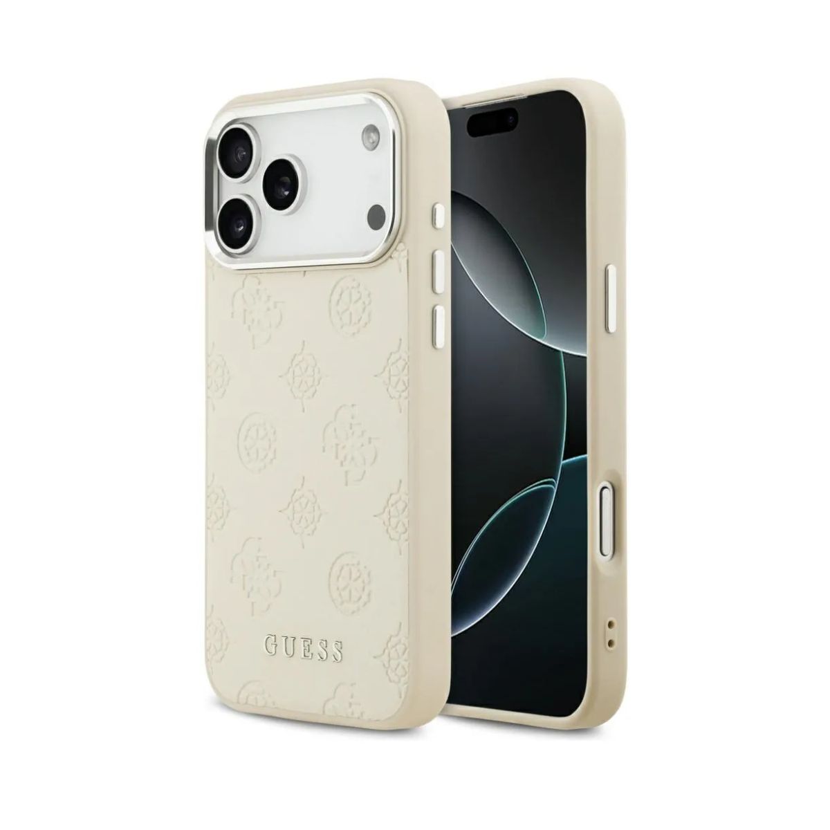 Capa GUESS para iPhone 17 Pro Max - Bege - Ligatu
