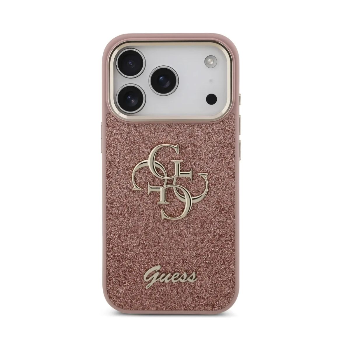 Capa GUESS para iPhone 17 Pro Rosa Glitter - Ligatu